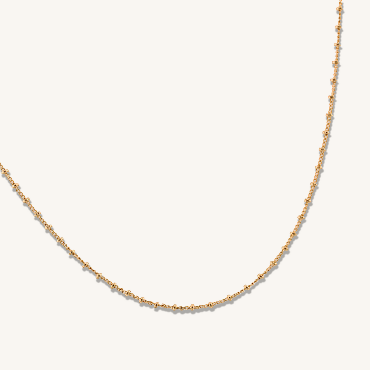Gold Filled Satellite Bead Necklace - Tarnish Free – Mermaid Haus Jewelry